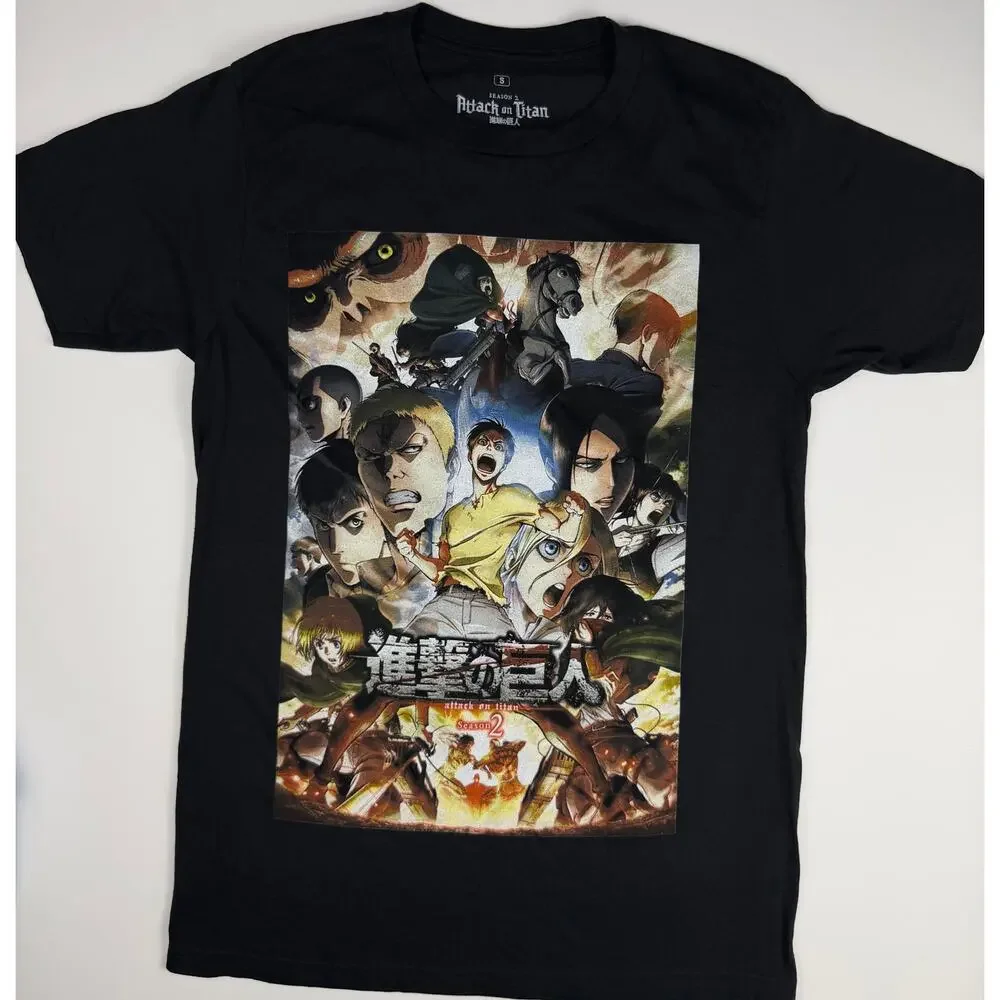 Ripple Junction | Shirts | Attack On Titan Season 2 Anime Graphic T ...